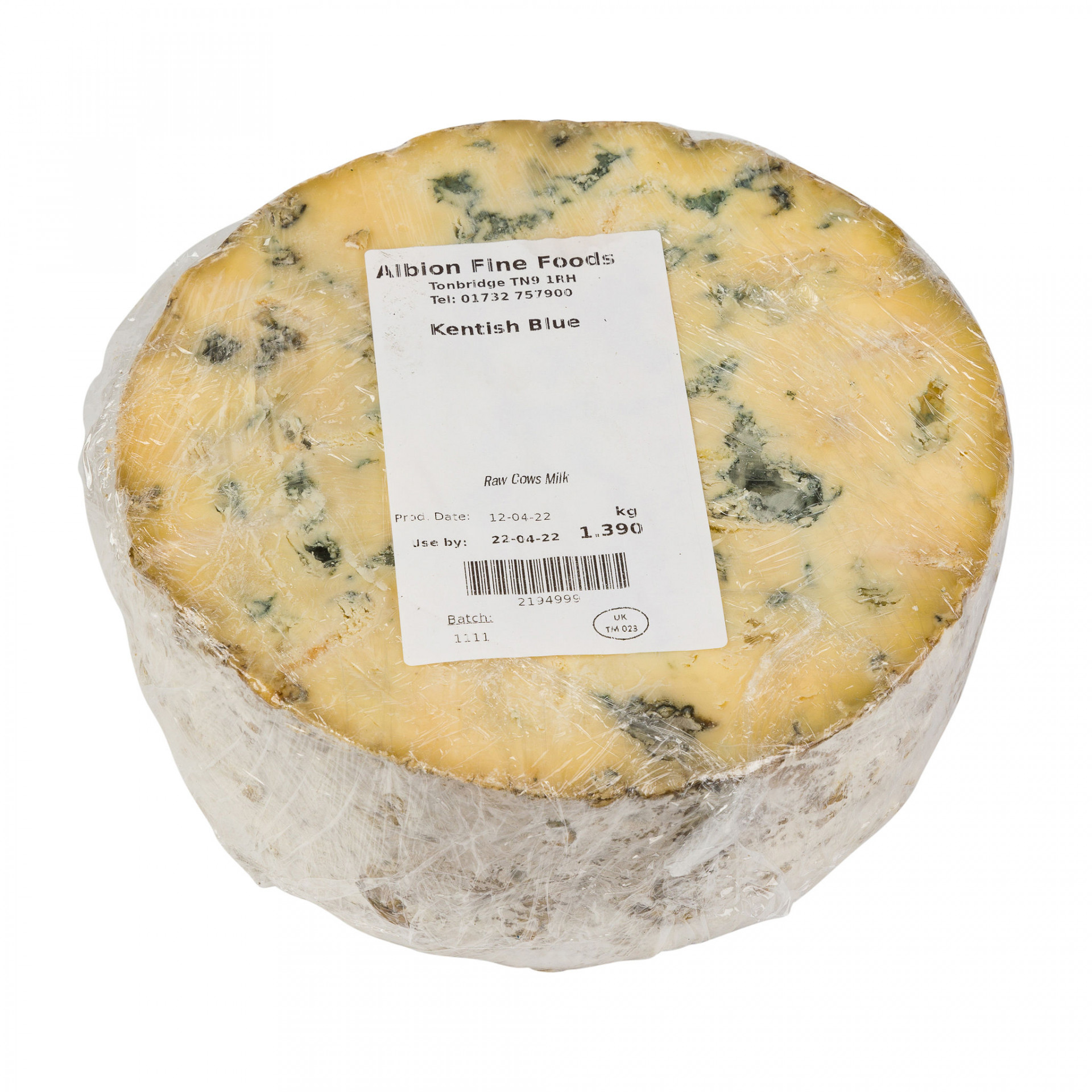 Kentish Blue - Kingcott Dairy per kilo | Albion Fine Foods Ltd.