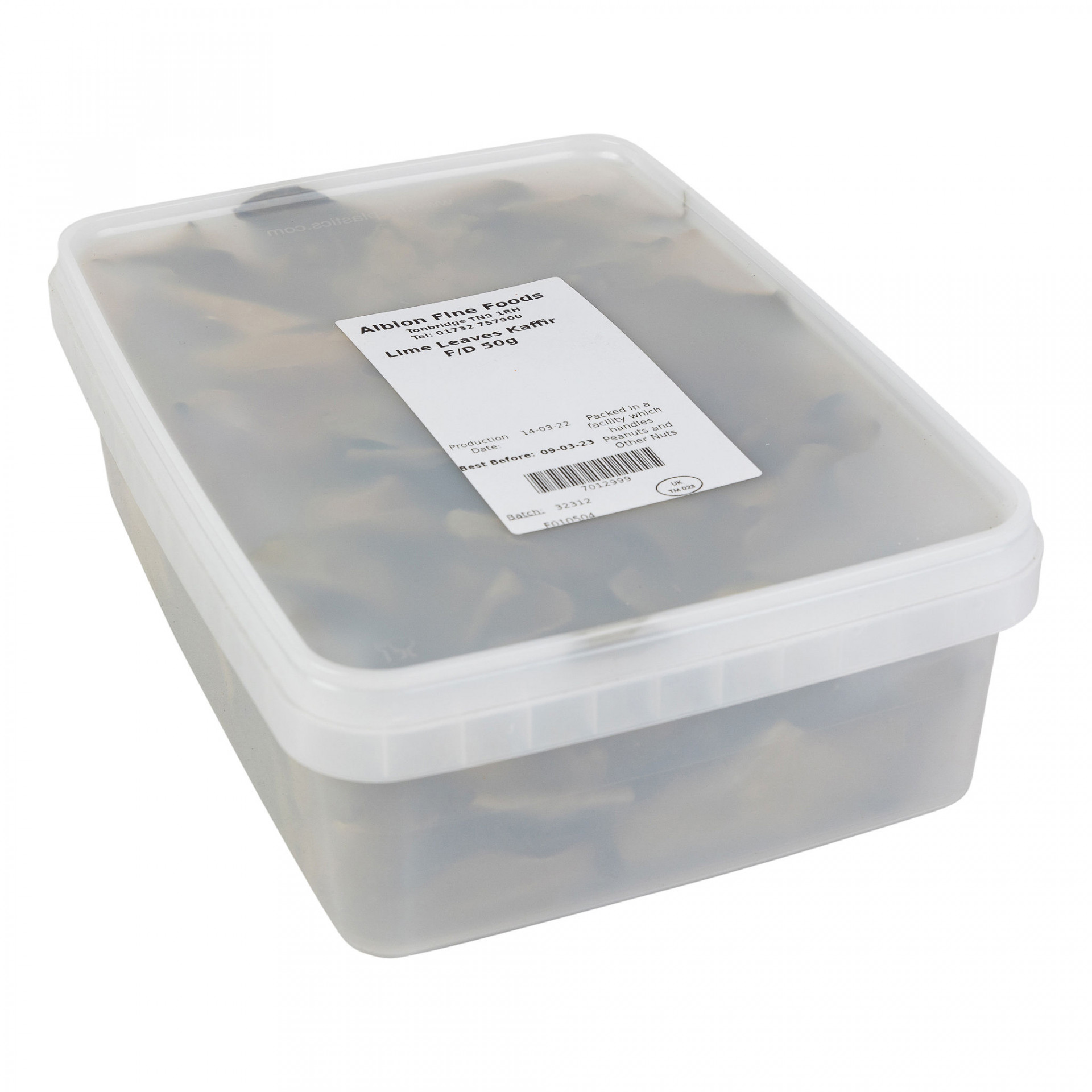 Kaffir Lime Leaves 50g | Albion Fine Foods Ltd.