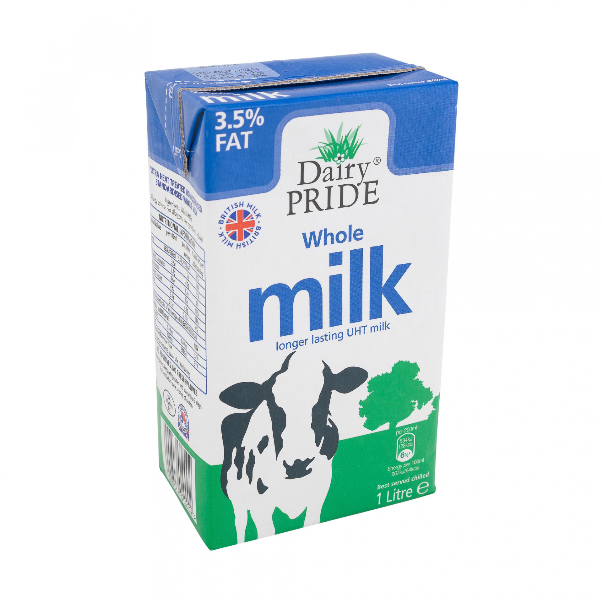 Dairy Pride Whole Milk UHT 1ltr | Albion Fine Foods Ltd.