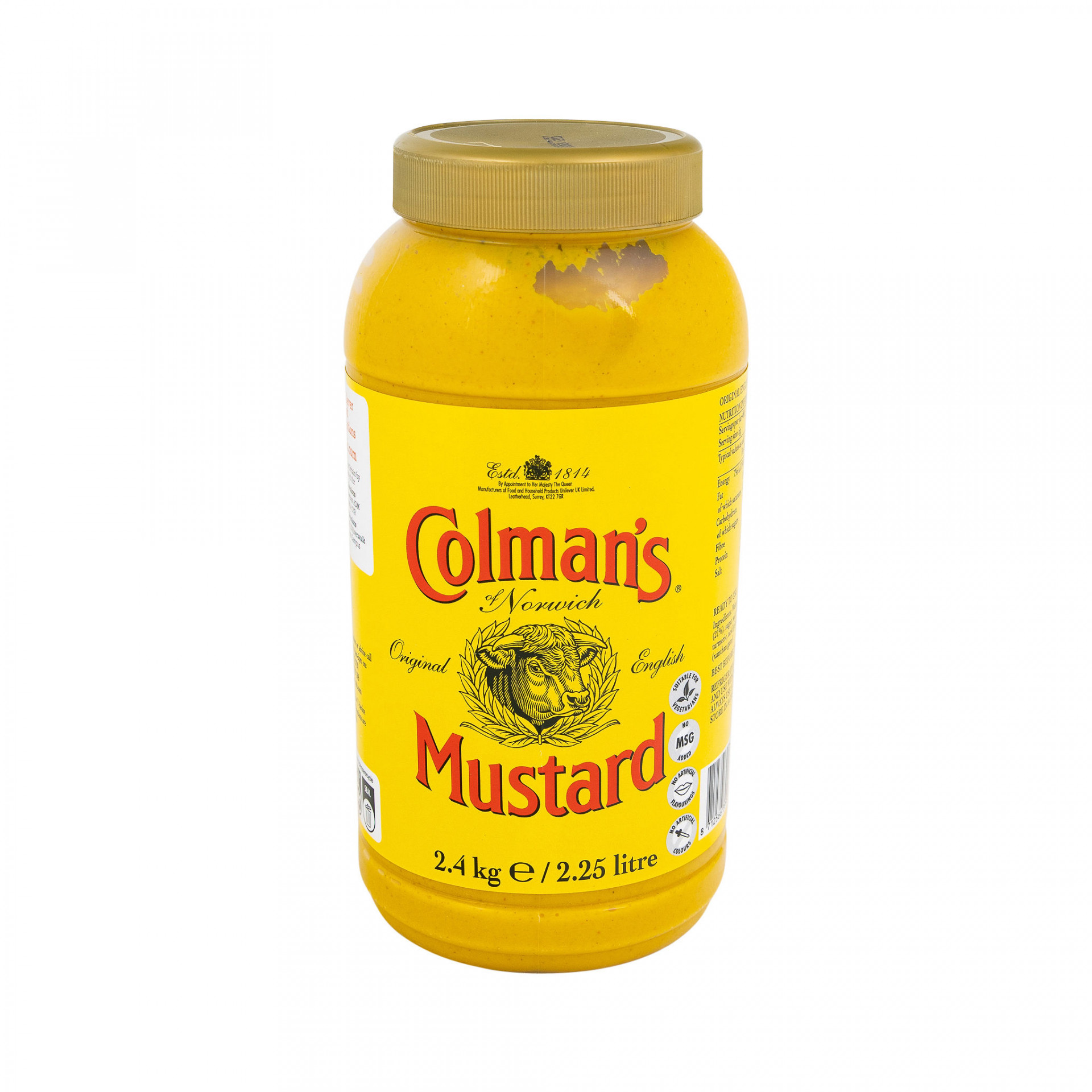 English Mustard - Colman's 2.25ltr | Albion Fine Foods Ltd.