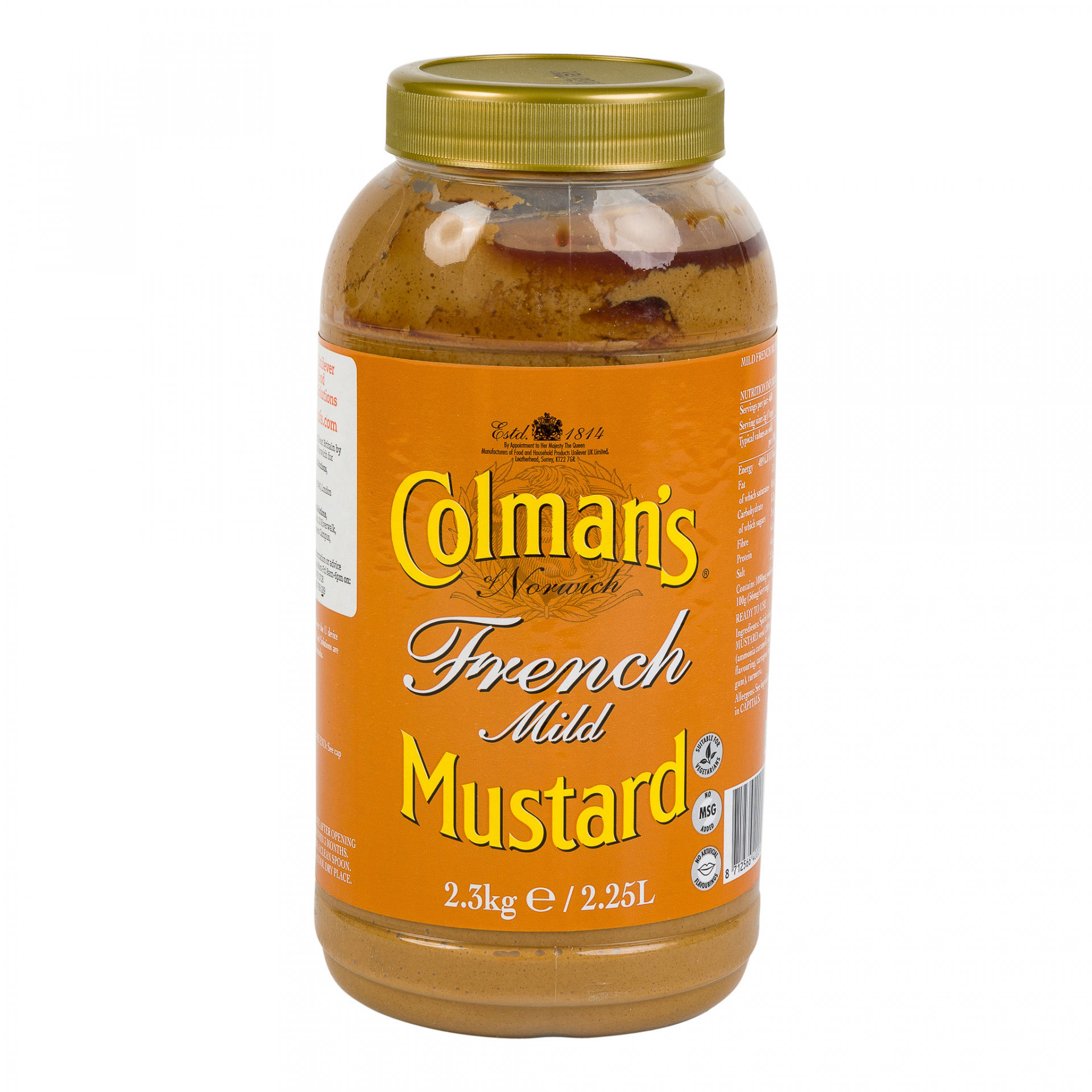 French Mustard - Colman's 2.25ltr | Albion Fine Foods Ltd.