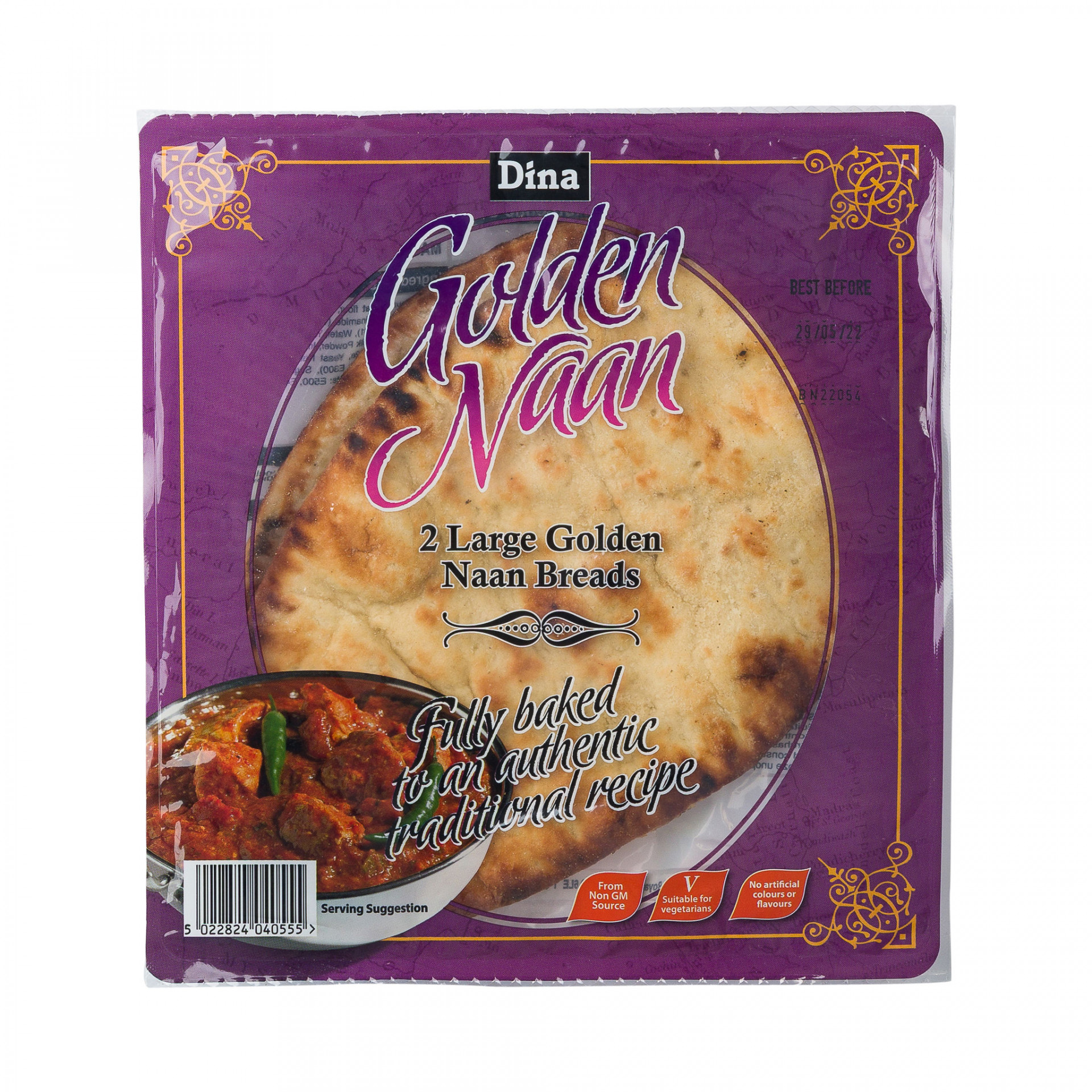 Naan Bread Golden 2pcs | Albion Fine Foods Ltd.