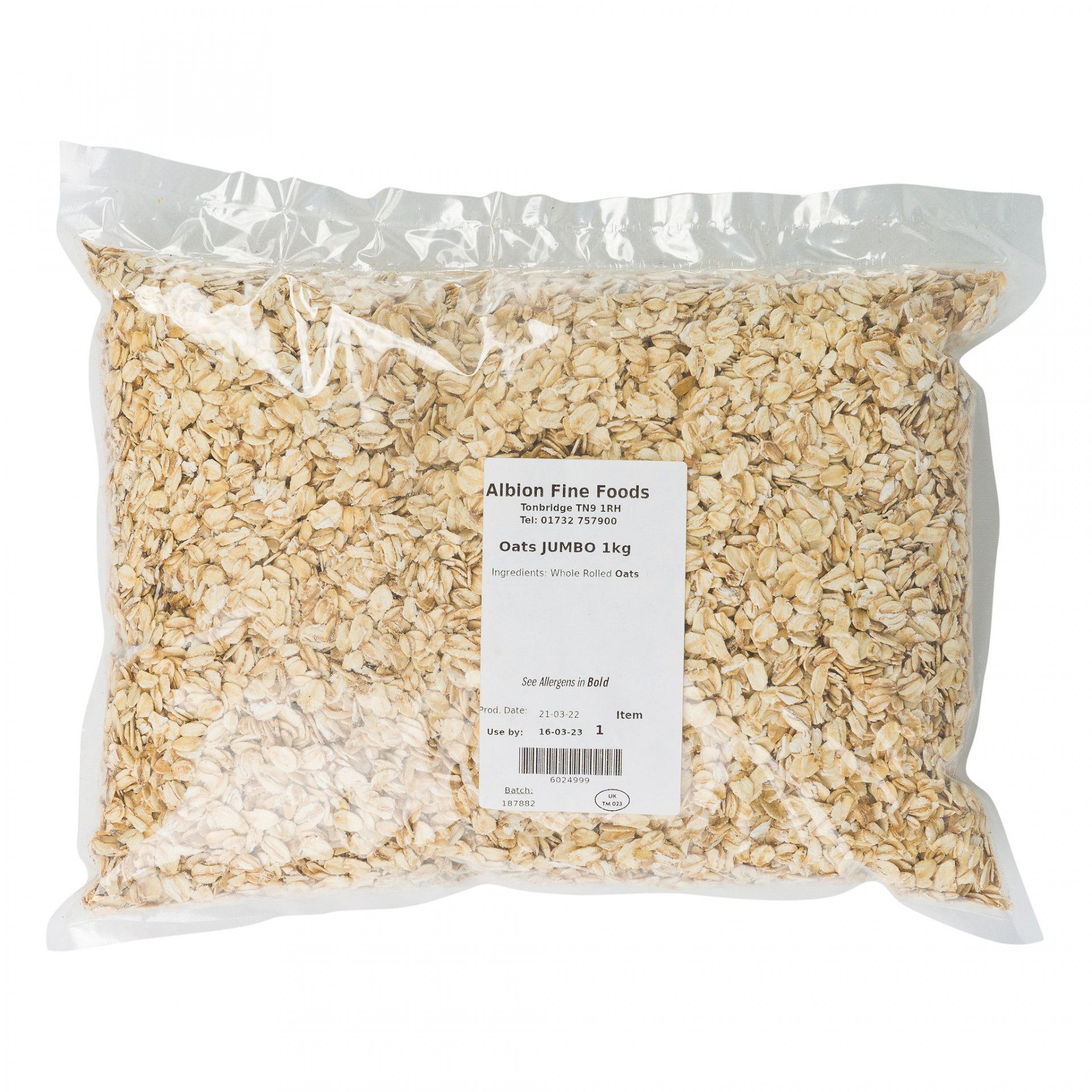 Oats Jumbo 1Kg | Albion Fine Foods Ltd.
