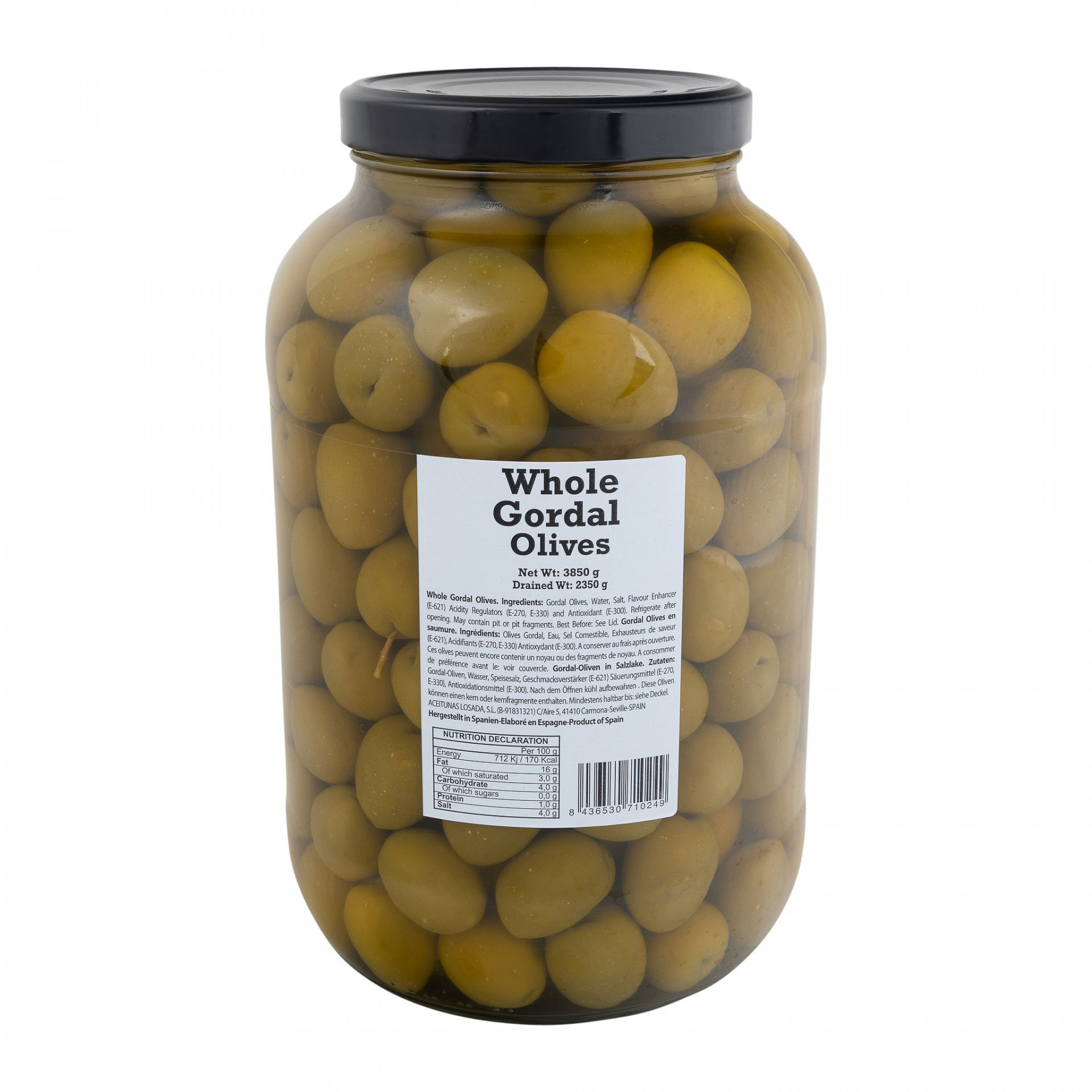 Gordal Olive, Whole 2kg | Albion Fine Foods Ltd.