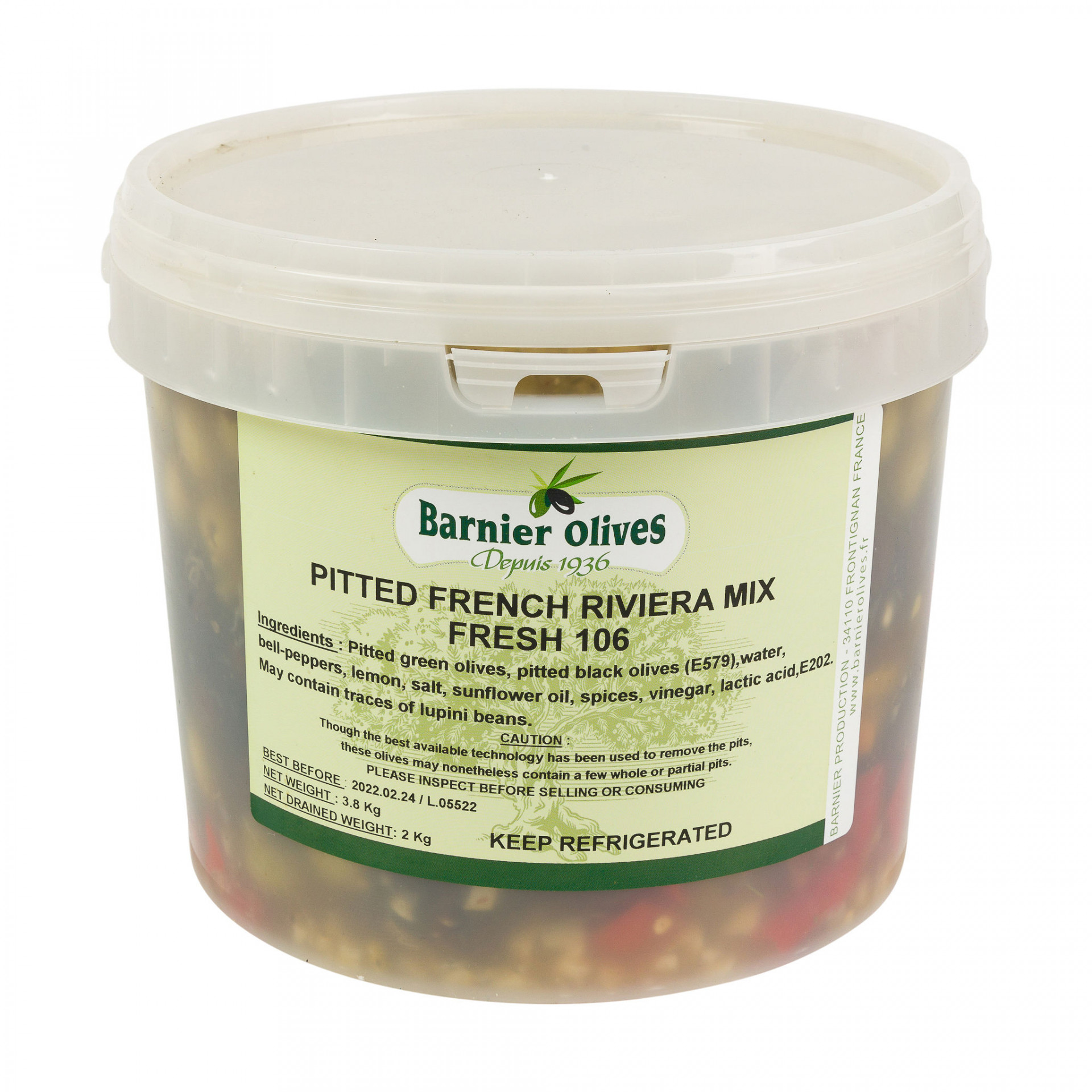Riviera Olive Mix Pitted 2kg | Albion Fine Foods Ltd.