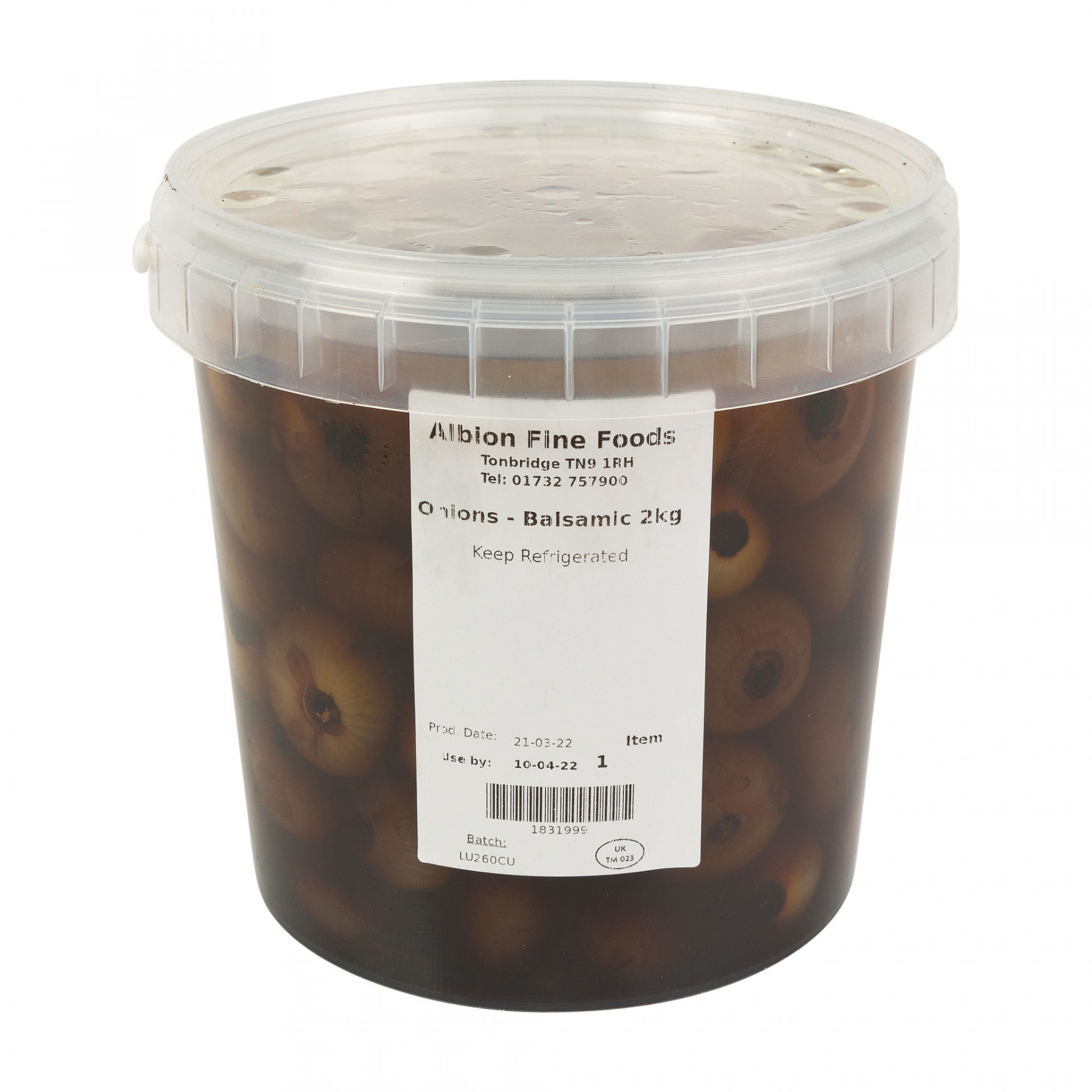 Onions - Balsamic 2kg | Albion Fine Foods Ltd.