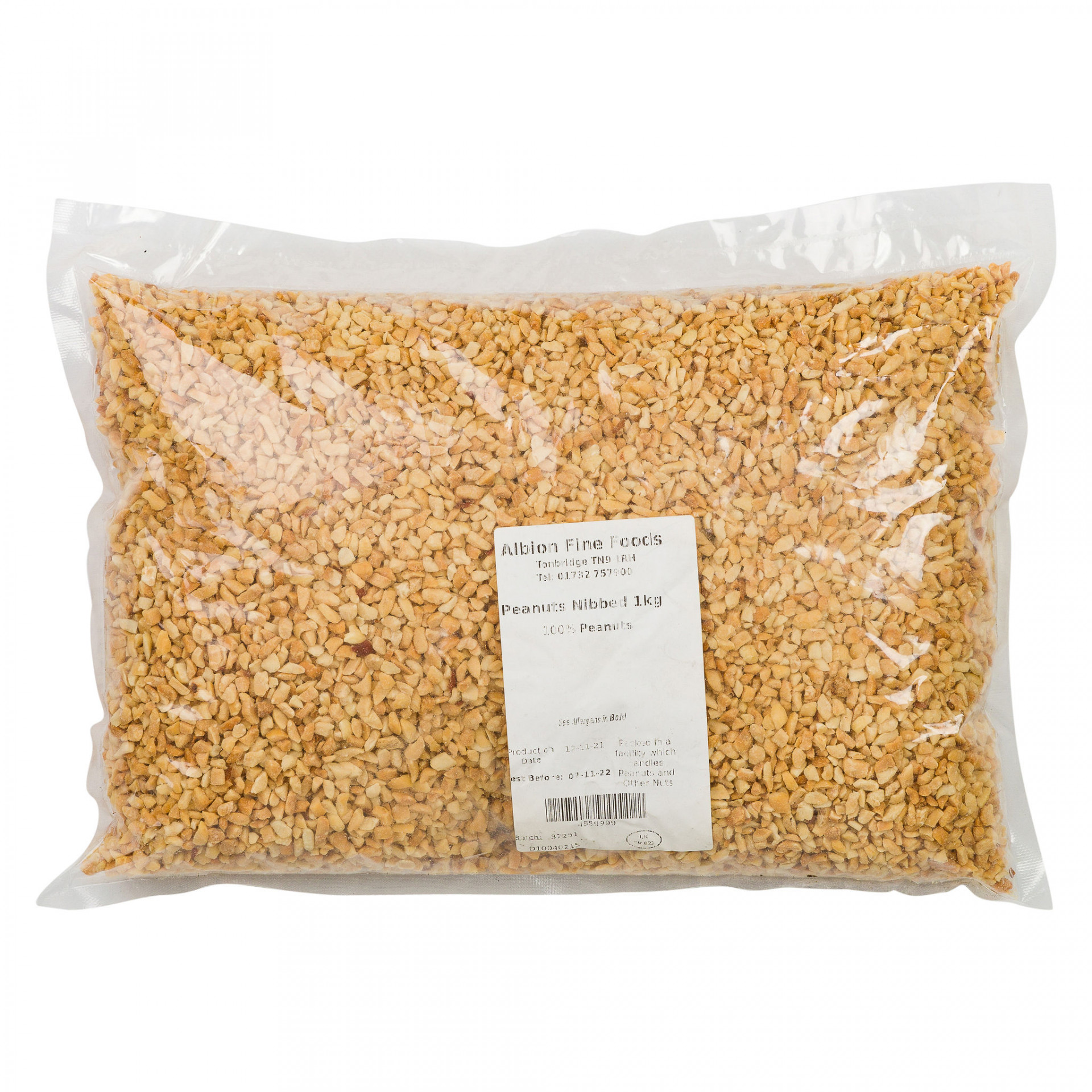 Peanuts Nibbed 1kg | Albion Fine Foods Ltd.