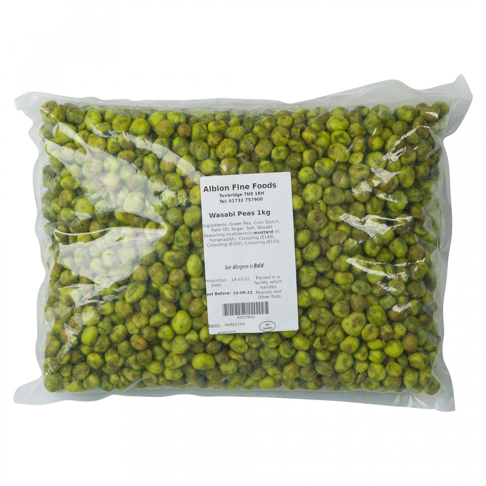 Wasabi Peas 1kg | Albion Fine Foods Ltd.