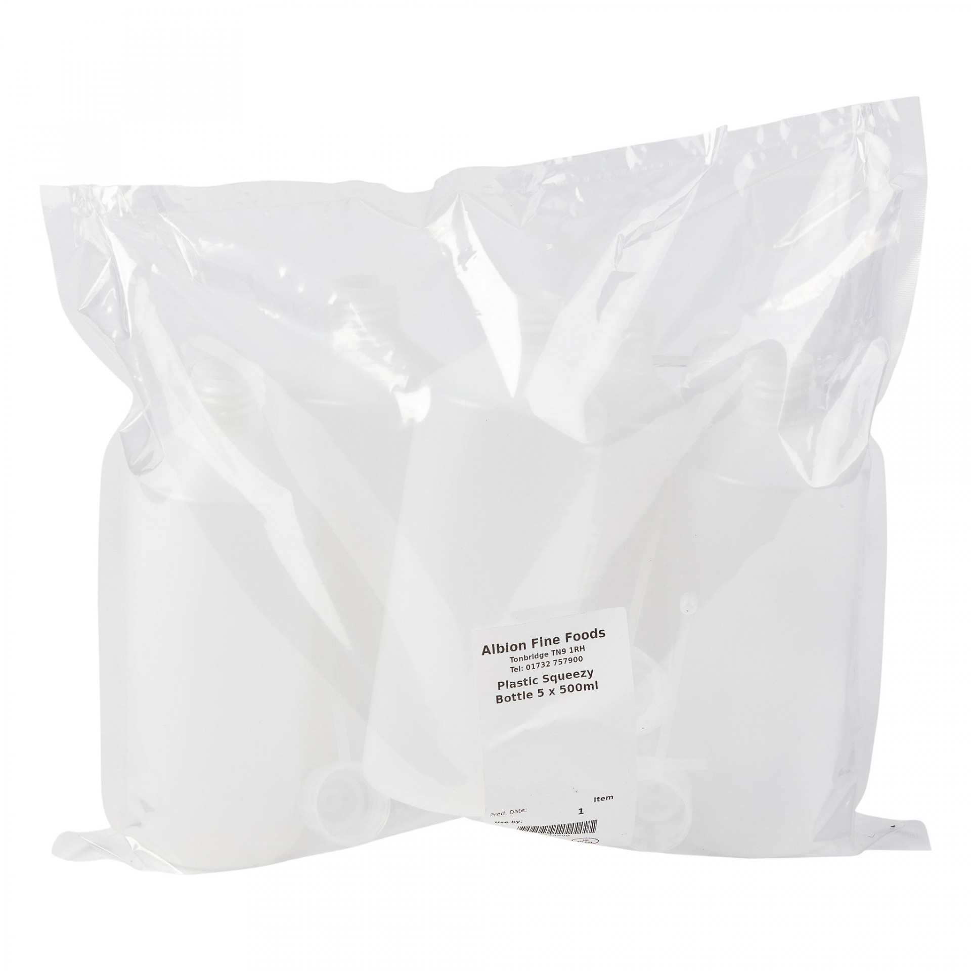 Plastic Squeezy Bottle 500ml x 5 | Albion Fine Foods Ltd.