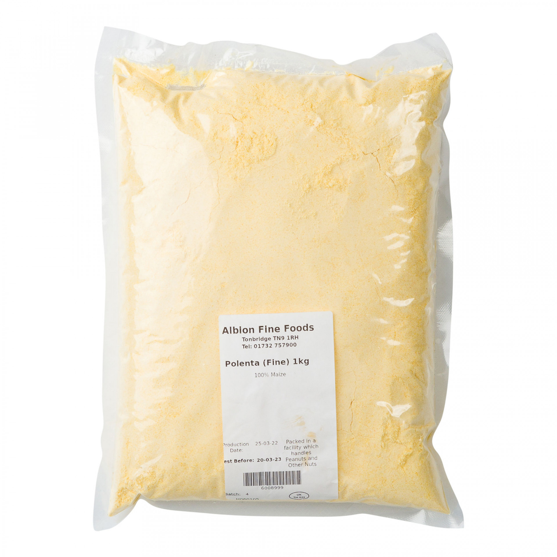 Polenta Yellow Fine 1kg | Albion Fine Foods Ltd.