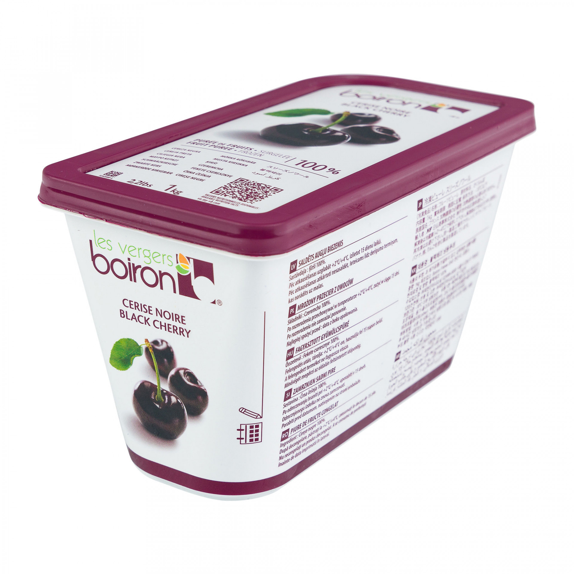 Puree Black Cherry, Frozen - Boiron 1kg | Albion Fine Foods Ltd.