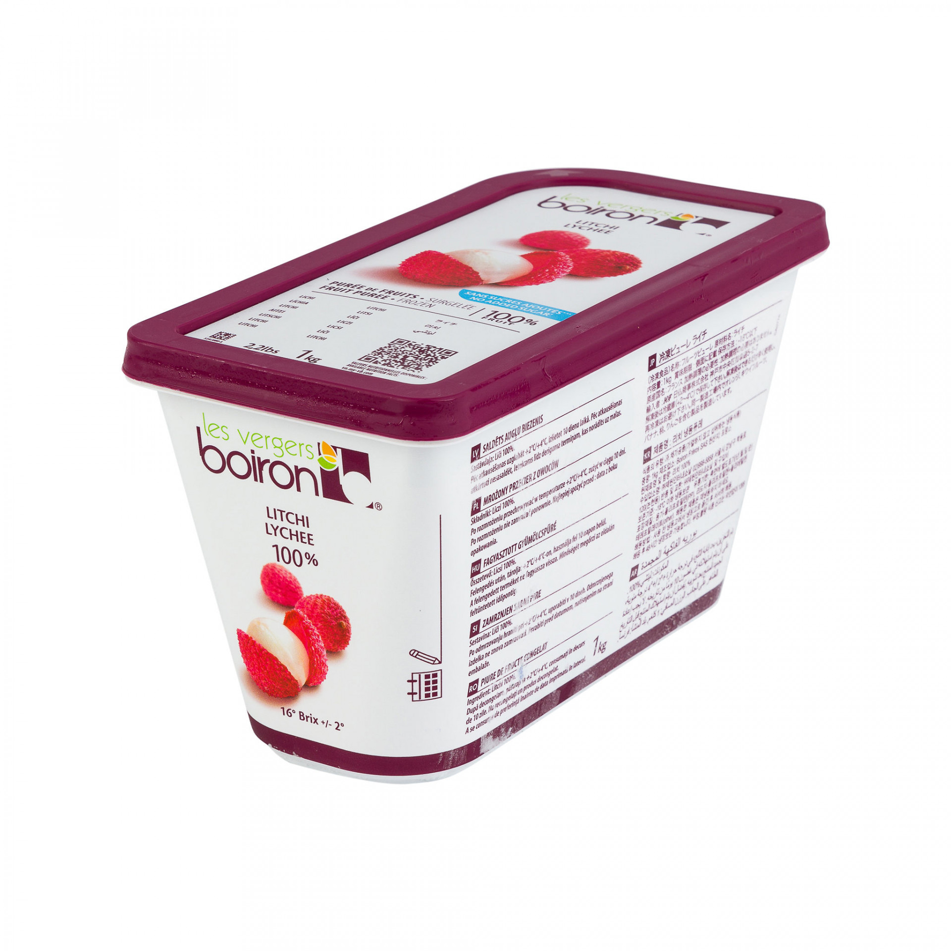Puree Lychee, Frozen - Boiron 1kg | Albion Fine Foods Ltd.
