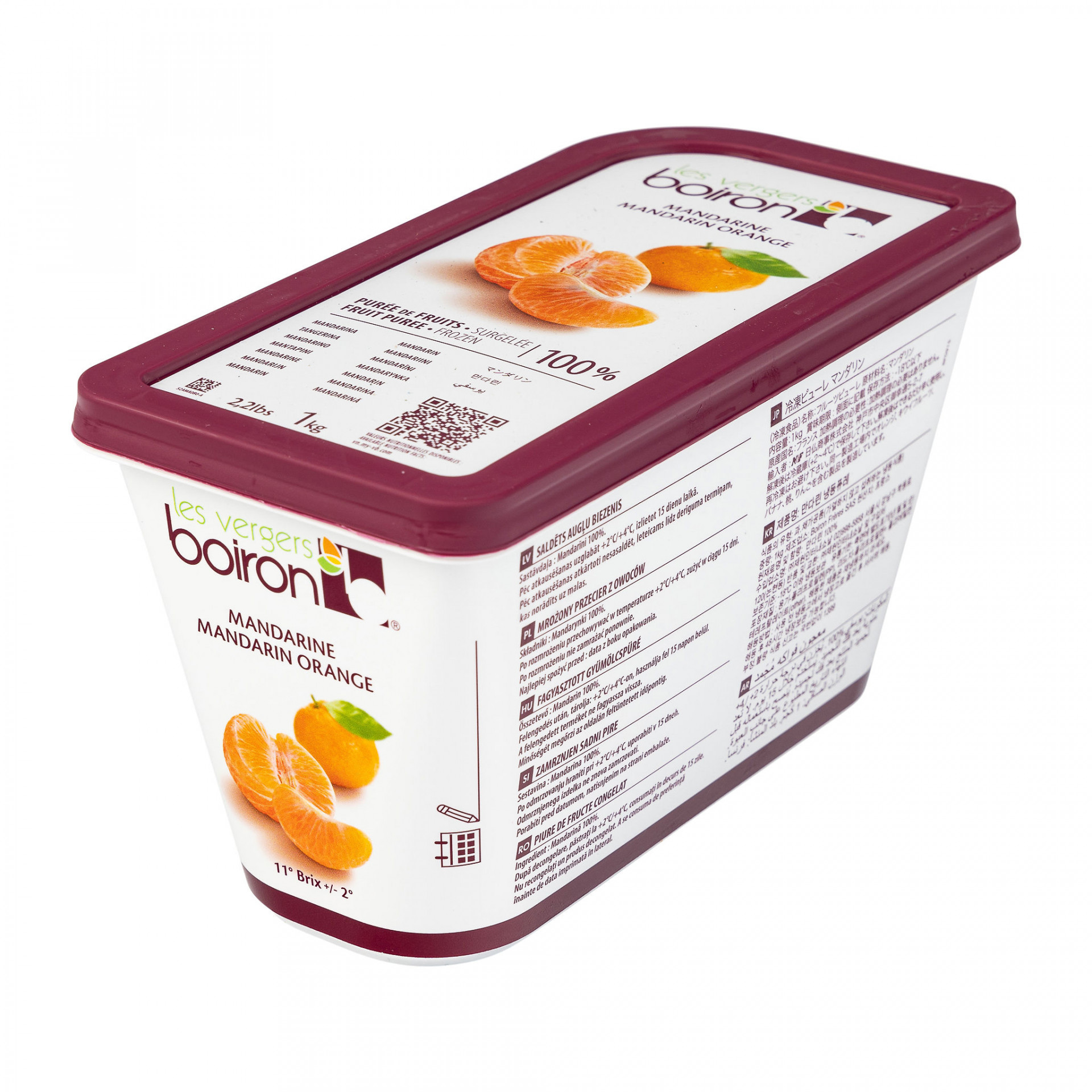 Puree Mandarin, Frozen - Boiron 1kg | Albion Fine Foods Ltd.