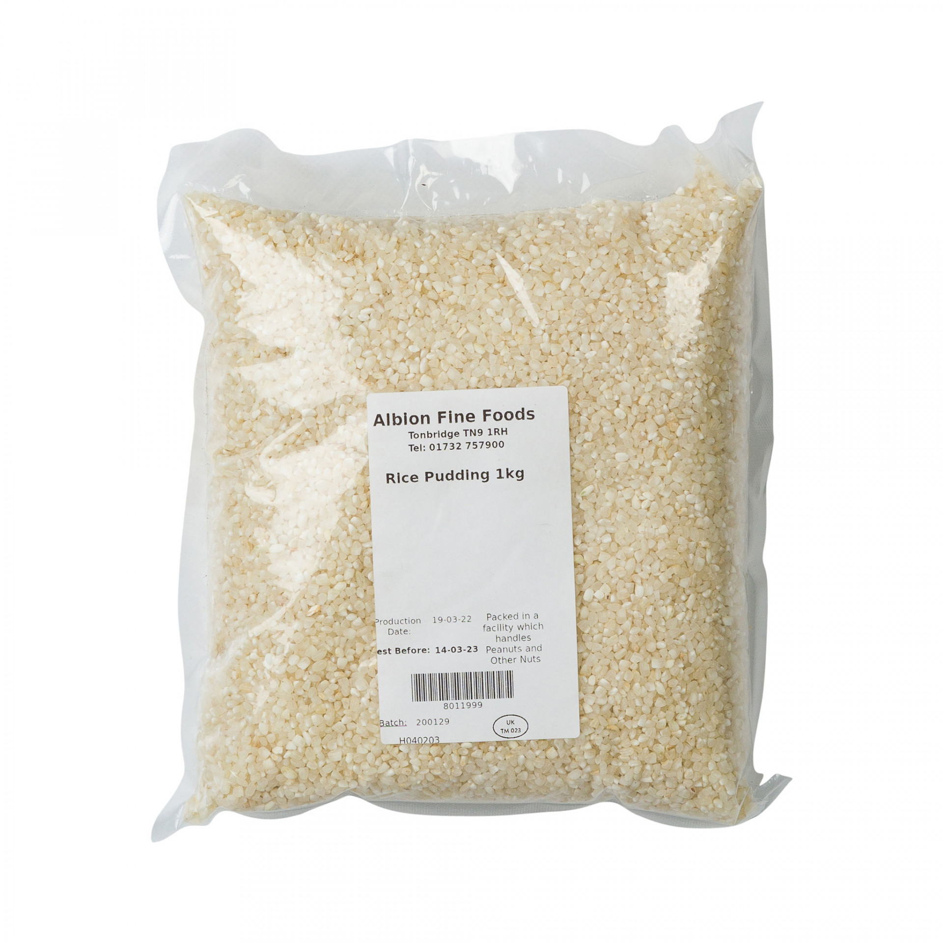 Pudding Rice 1kg | Albion Fine Foods Ltd.