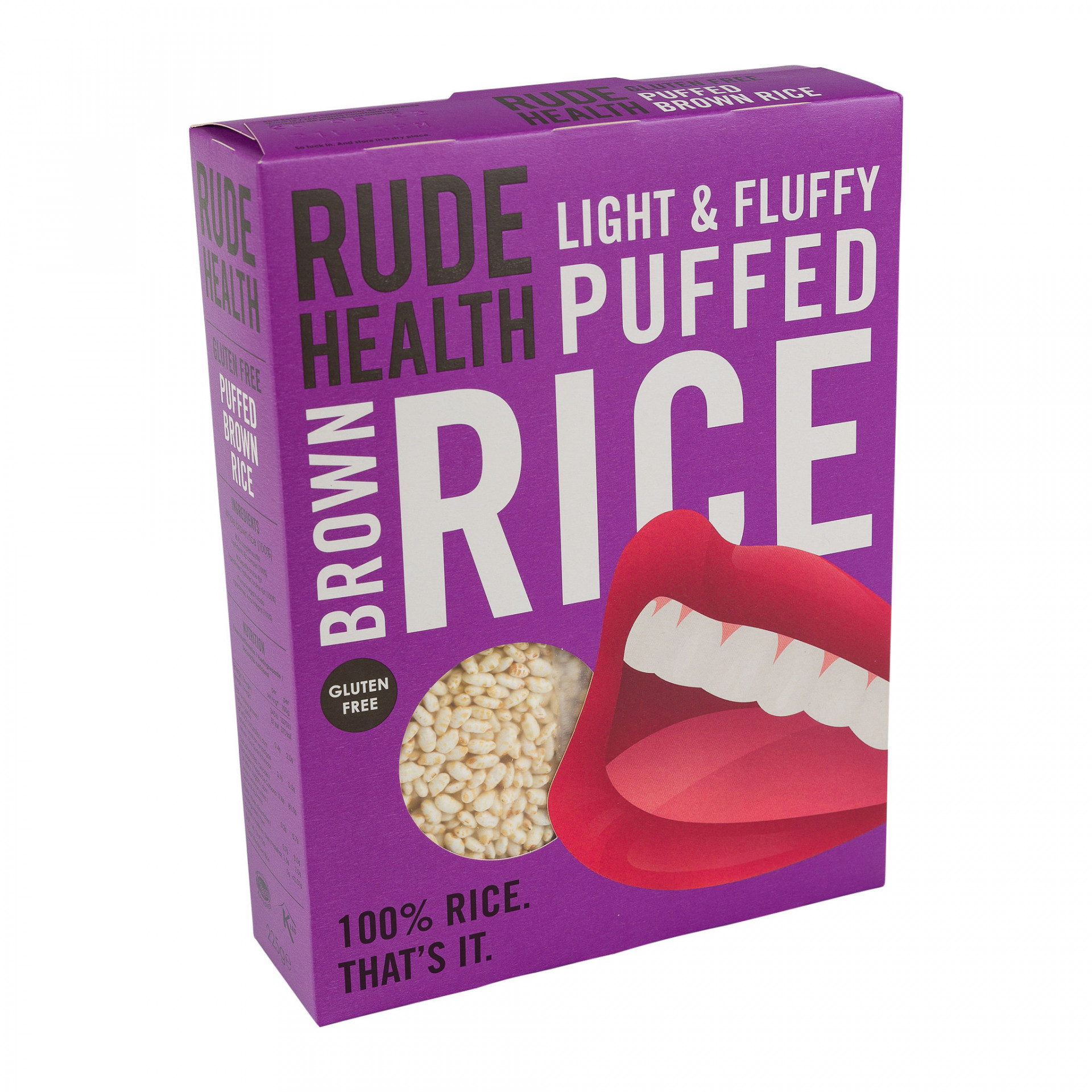 Brown Puffed Rice 225g | Albion Fine Foods Ltd.