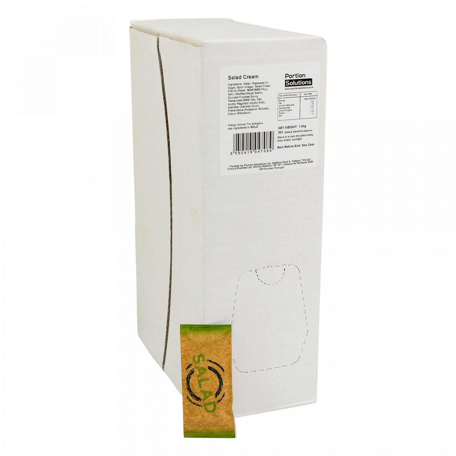 Salad Cream Sachets 200 x 9g | Albion Fine Foods Ltd.