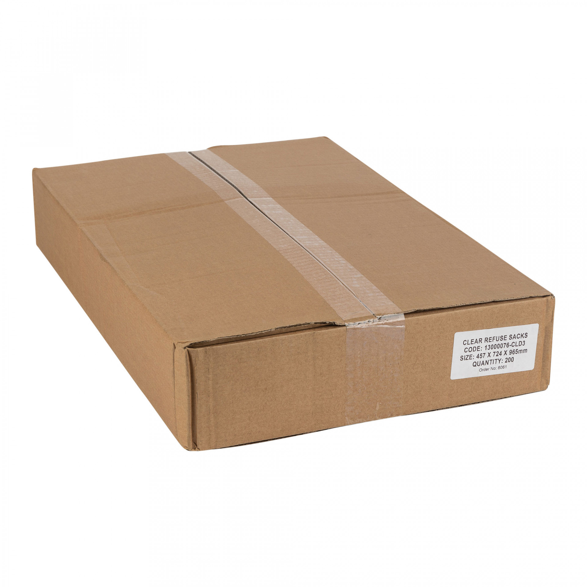 Refuse Sack Clear Heavy Duty, 18x29x39 x 200 | Albion Fine Foods Ltd.
