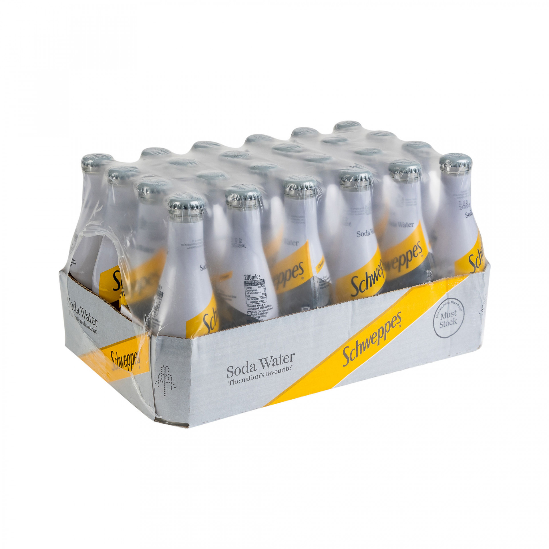 Schweppes Soda Water 24x200ml | Albion Fine Foods Ltd.