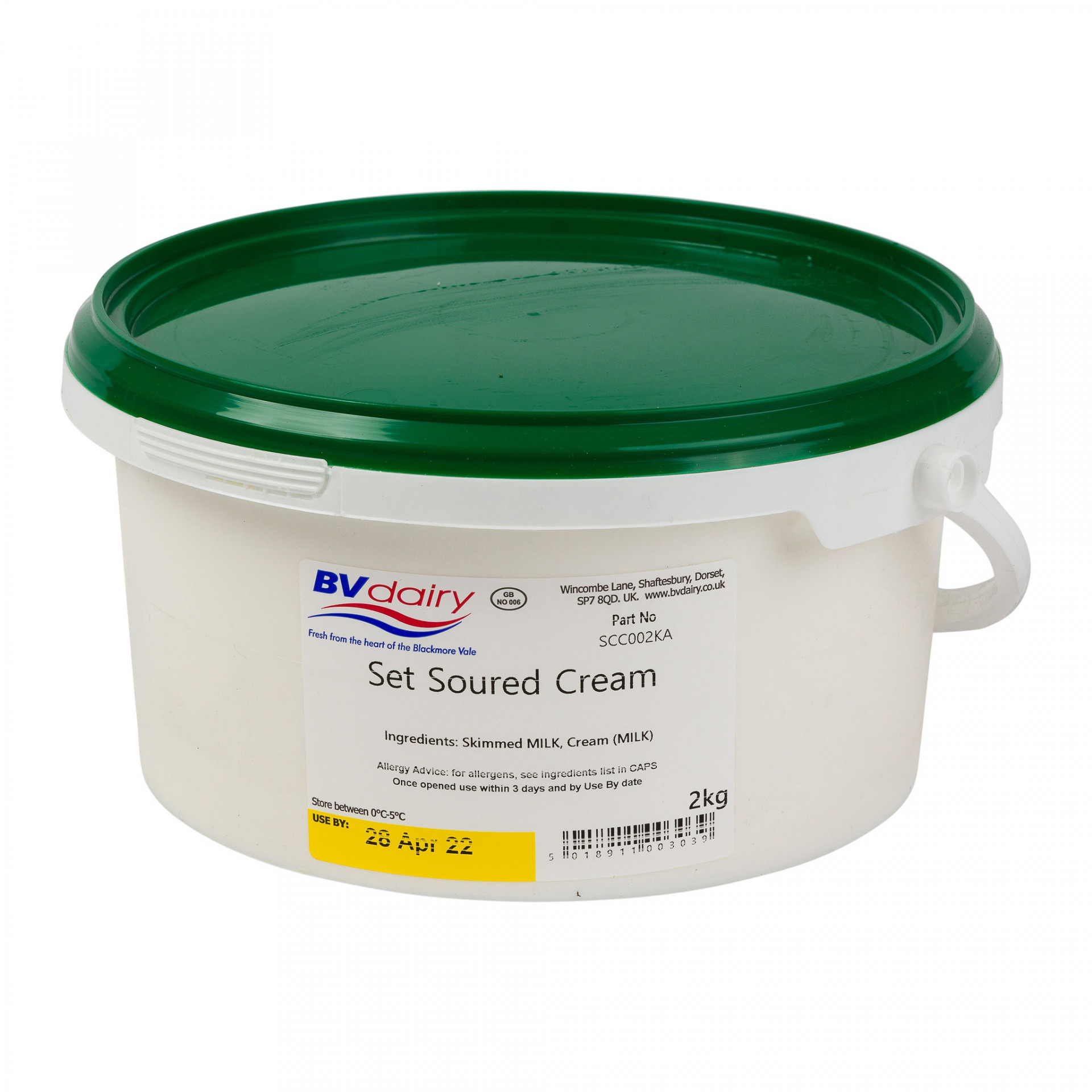 Soured Cream 2kg | Albion Fine Foods Ltd.
