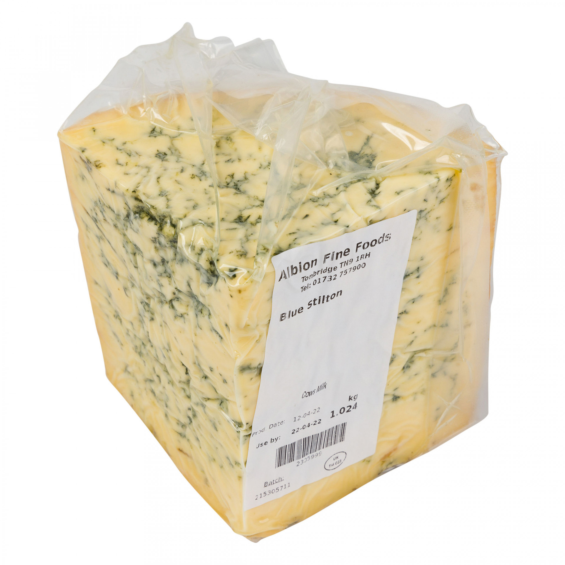 Long Clawson Blue Stilton per kilo | Albion Fine Foods Ltd.
