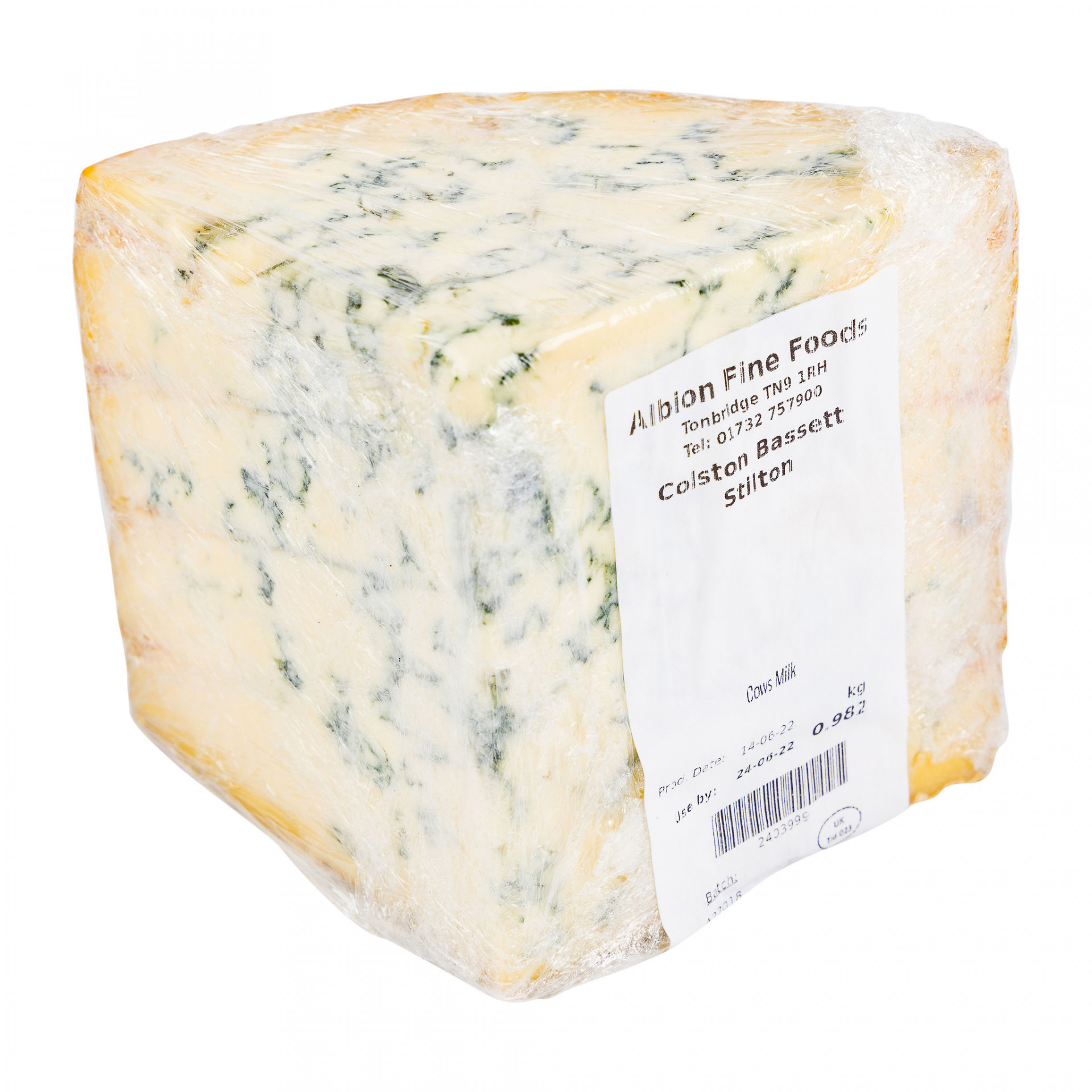 Colston Bassett Blue Stilton per kilo | Albion Fine Foods Ltd.