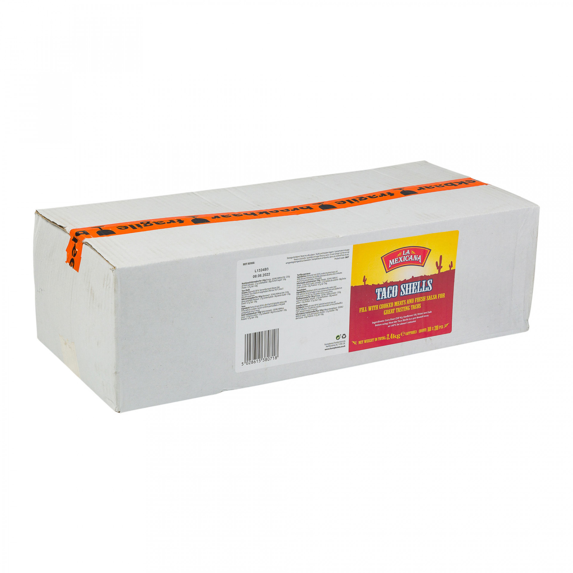 Taco Shells x 200 | Albion Fine Foods Ltd.