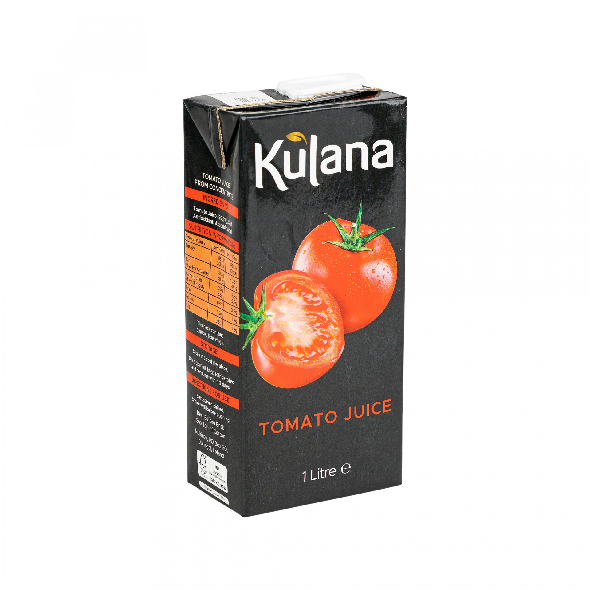 Tomato Juice UHT 1ltr | Albion Fine Foods Ltd.