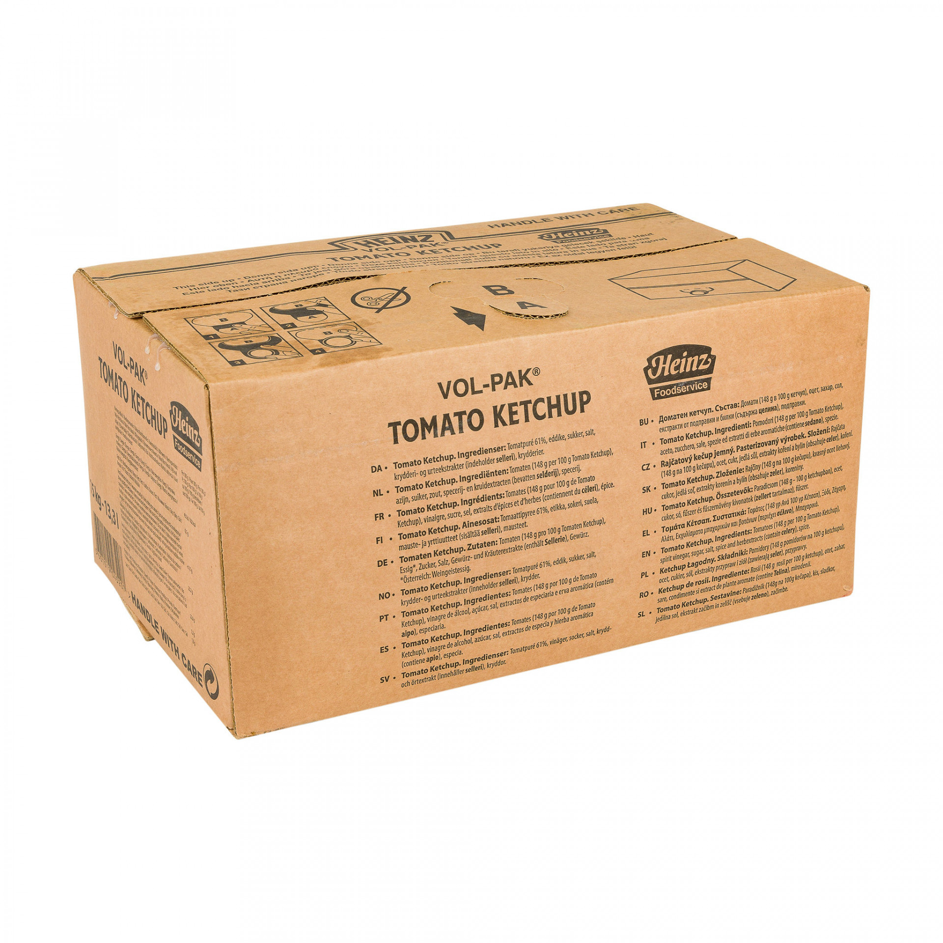 Ketchup, Vol-Pak - Heinz 15kg | Albion Fine Foods Ltd.