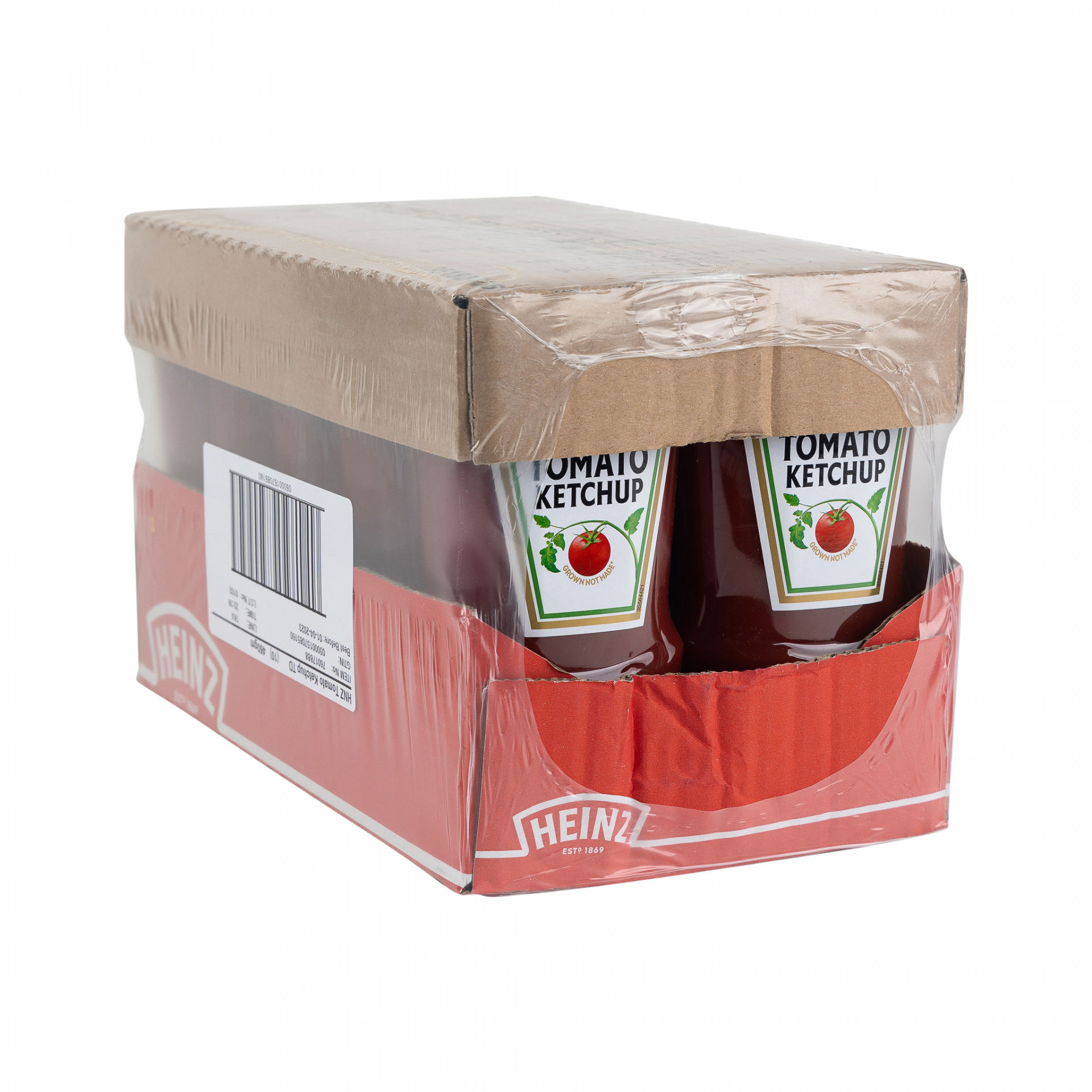 Ketchup, Plastic Bottle - Heinz 460g x 10 | Albion Fine Foods Ltd.