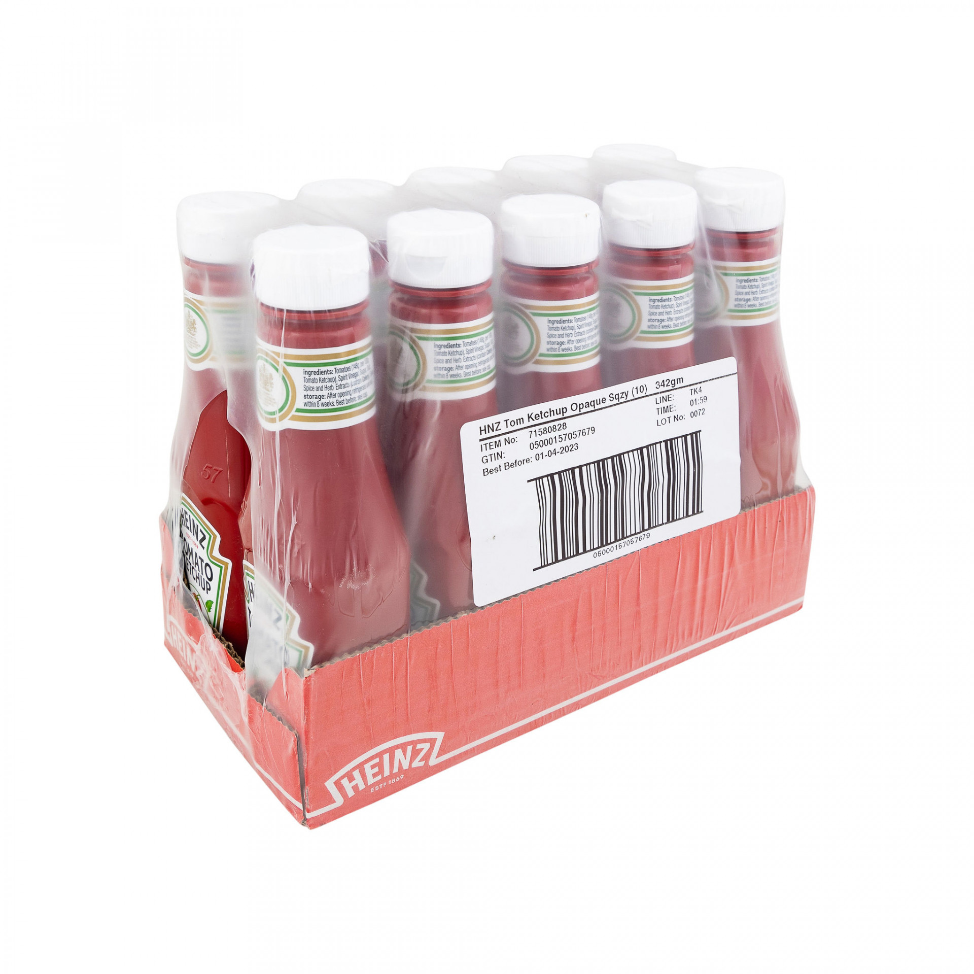 Ketchup, Plastic Bottle - Heinz 342g x 10 | Albion Fine Foods Ltd.