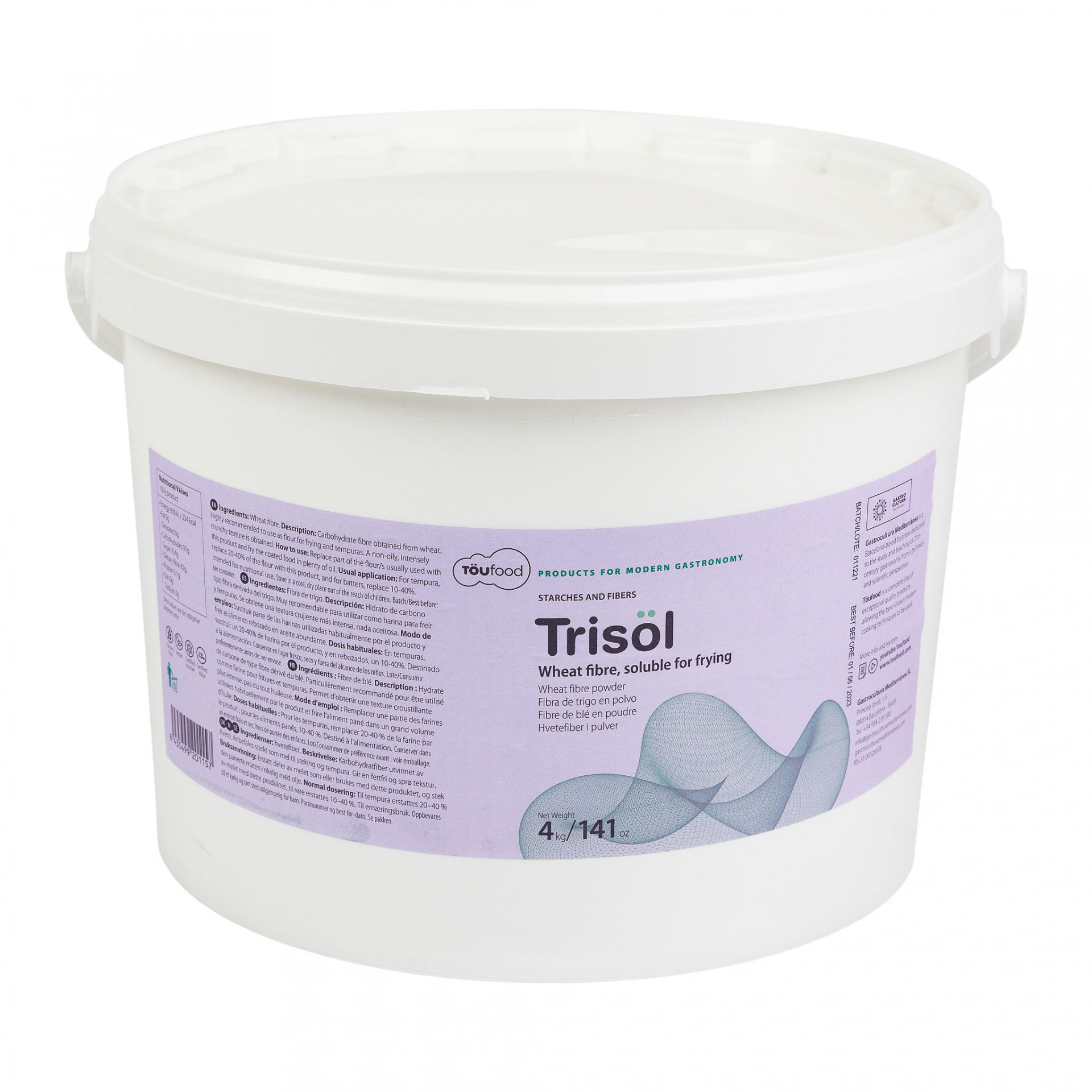 Trisol, Wheat Fibre Powder 4kg | Albion Fine Foods Ltd.